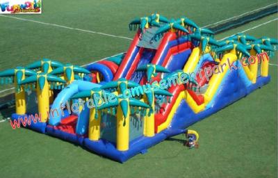 China Commercial Inflatable Obstacle Course Tunnel 18x6x5 Meters with CE/UL Blower for Outdoor Events and Rentals for sale