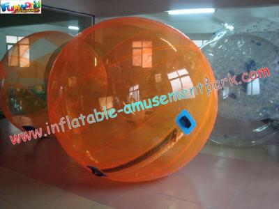 China 2M Diameter Inflatable Water Walking Ball - Orange Zorb Roller for Kids with 14kg Weight and 2-Person Capacity for sale
