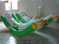 China Inflatable Water Totter with 0.9mm PVC Tarpaulin - 3Lx1W Size, 15kg Weight for Amusement Parks for sale