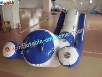China Inflatable Water Teeter Toy with 0.9mm PVC Tarpaulin - 3x1 Meter Customizable Pool Toy with Anchor Points for sale