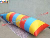 China Colorful Inflatable Water Launch Toy 6x3m Commercial Grade PVC Playground for Kids for sale