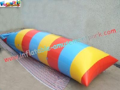 China Colorful Inflatable Water Launch Toy 6x3m Commercial Grade PVC Playground for Kids for sale