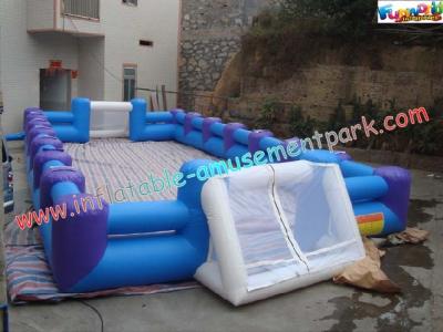 China Commercial 0.55mm PVC Tarpaulin Inflatable Football Game 12x6x1.8m for Rent Resale for sale