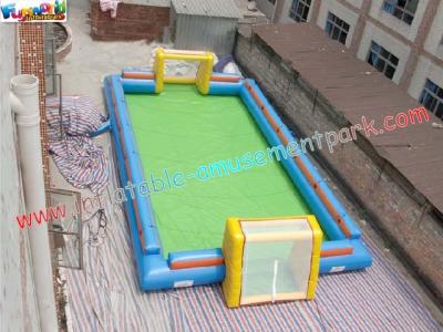 China 16x8x1.8m Large Inflatable Football Pitch for Sports Games Rental Commercial Grade for sale