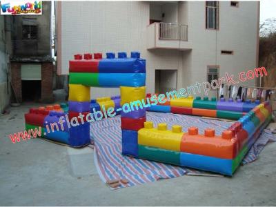 China Commercial Grade 0.55mm PVC Tarpaulin Inflatable Soccer Field 8x8x4m Sports Game for sale