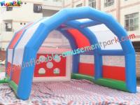 China Commercial Grade PVC Tarpaulin Inflatable Football Game 6x4x4 Meter for Rent for sale