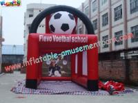 China Durable PVC Tarpaulin Inflatable Football Field 8.6x4.6x6.2m for Sports Games Rental for sale