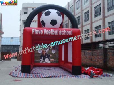 China Durable PVC Tarpaulin Inflatable Football Field 8.6x4.6x6.2m for Sports Games Rental for sale
