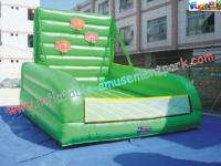 China Inflatable Basketball Game 0.55mm PVC Tarpaulin Outdoor Sports for Kids 5x4x4m for sale