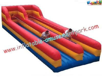 China Customized Commercial Grade 0.55mm PVC Tarpaulin Inflatable Bungee Game 10x3x2.5m for sale