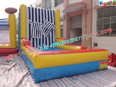 China Commercial Inflatable Sticky Wall 6x4x4m Bungee Run Sport Game for Kids and Adults for sale