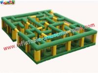 China Custom Inflatable Maze Toy 10x10 Meters with 0.55mm PVC Tarpaulin for Sports Games and Rental Business for sale