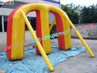 China Commercial Grade 0.6mm or 0.9mm PVC Tarpaulin Inflatable Paintball Bunker - 8kg Weight, 30×20×20cm Packing for sale