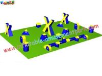 China Outdoor 0.9mm PVC Tarpaulin Paintball Bunker Field - Custom Sizes & Colors - 8kg Weight with 1-Year Warranty for sale