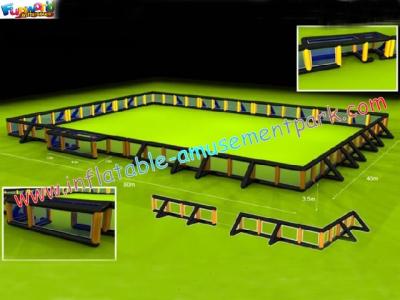 China Customized durable 0.55MM PVC tarpaulin Inflatable Sport tent with different design for sale