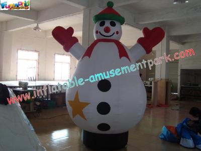China Custom Inflatable Snowman 2-8 Meter Christmas Decoration with Oxford Cloth for Advertising & Promotions for sale