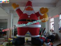 China Custom Inflatable Snowman Christmas Decorations 2-8 Meter Height with 420D PVC Nylon Material for sale