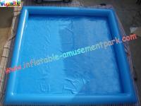 China OEM Large PVC Tarpaulin Inflatable Water Pool 10x10 Meters with Free Repair Kits and CE/UL Pump for sale