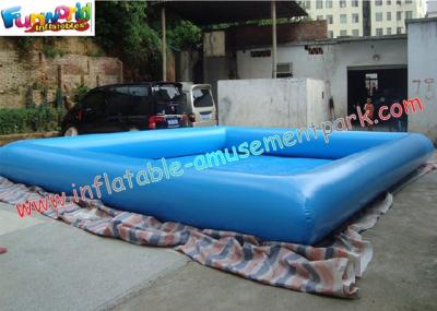 China 0.9mm Durable Square PVC Inflatable Water Pool 8x8m for Shopping Mall Water Toys for sale