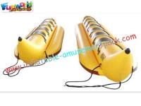 China Children's Inflatable Banana Boat 279x270cm with Thick O Anchor Points for River and Lake Use for sale