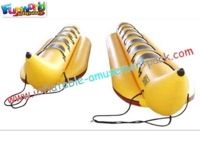 China Children's Inflatable Banana Boat 279x270cm with Thick O Anchor Points for River and Lake Use for sale