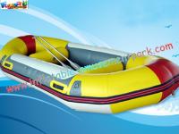 China Customized 0.9mm PVC Tarpaulin Inflatable Boat Toys for River Rafting 279x270cm for sale