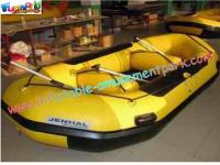 China 0.9mm PVC Tarpaulin Inflatable Kayak Boat 279x270cm for Fishing River Lake Fun for sale