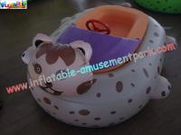 China Childrens Outdoor Water Animal PVC Bumper Boat 279x270CM Battery Powered Amusement Equipment for sale
