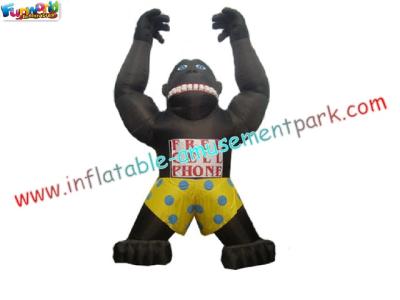 China Custom Inflatable Orangutan Model 4-8m High PVC Advertising Decoration with Logo Printing for sale