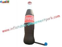 China Customized Mini Inflatable Advertising Bottle 3 to 8 Meter High PVC Coated Nylon for Promotion for sale