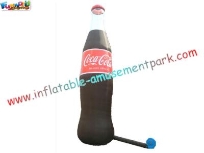China Customized Mini Inflatable Advertising Bottle 3 to 8 Meter High PVC Coated Nylon for Promotion for sale