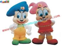 China Inflatable Moving Cartoon 2.2m High Rip-Stop Nylon for Festival Advertising Custom Logo for sale