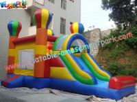 China Commercial Inflatable Bouncy Slide Combo 8m x 4m x 5m PVC Tarpaulin for Children for sale