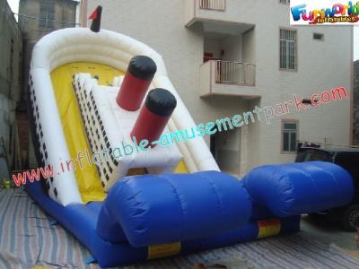 China Commercial Inflatable Titanic Slide 10m x 5m 0.55mm PVC Tarpaulin for Kids for sale