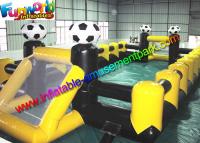 China Inflatable Football Field 12x6x2m Commercial Grade PVC Tarpaulin Durable for Kids Adults for sale