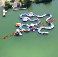China 0.9mm PVC Inflatable Water Park 15×15m to 30×30m with Safety Certifications for Amusement Centers for sale