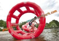 China Red Inflatable Water Toy 2m Diameter 0.9mm Thick PVC Tarpaulin OEM Custom for sale