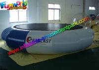 China Durable Inflatable Water Trampoline 0.9mm PVC 5m Diameter for Sea Amusement Parks for sale