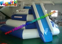 China Inflatable Pool Climbing Slide 0.9mm PVC Water Park Toy 7.7m Long Customizable for sale