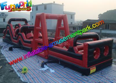 China Boot Camp Challenge Inflatable Obstacle Course 18m x 3.5m Outdoor Fun for sale