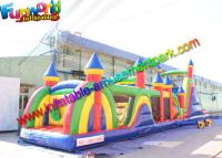 China Giant Inflatable Obstacle Course 16m x 3.5m Crazy Boot Camp Challenge for Outdoor Game for sale