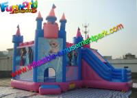 China Frozen Princess Inflatable Bouncer Castle 5.8x5.4m Kids Jumping House with Slide for sale