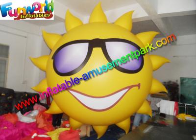 China 4-Meter Sun Inflatable Advertising Balloon with 0.16mm PVC Material - Custom Logo Printing for Festivals and Events for sale