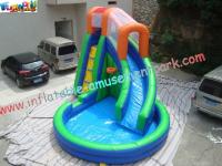 China Kids Durable Inflatable Water Slide Pool 4.9x4.3x3m Commercial Grade PVC for Rent Resale for sale