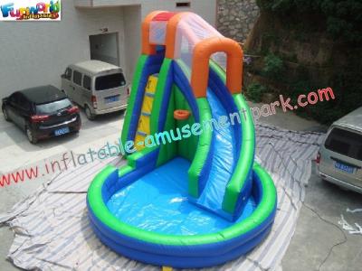 China Kids Durable Inflatable Water Slide Pool 4.9x4.3x3m Commercial Grade PVC for Rent Resale for sale