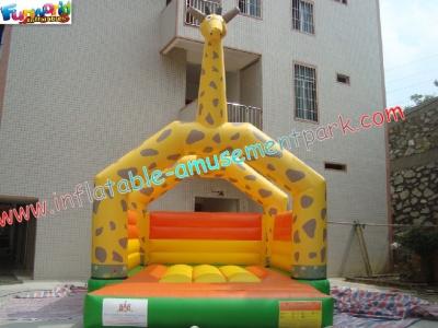 China Commercial Giraffe Inflatable Bouncy Castle 5x4x4.5 Meters with CE/UL Blower and 90KG Weight for sale