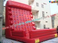China Commercial 0.55mm PVC Tarpaulin Inflatable Rock Climb 7L x 6W x 7H Meter Sports Game for sale
