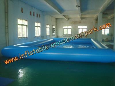 China 10m x 6m Inflatable Water Pool 0.9mm PVC Tarpaulin for Water Games Commercial for sale