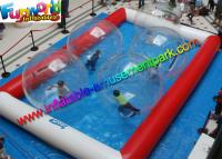 China 0.9mm PVC Tarpaulin Inflatable Water Pool 10x8m for Kids Commercial Use for sale
