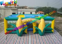 China Commercial Grade 0.55mm PVC Inflatable Corn Maze 6m x 6m for Kids Events for sale